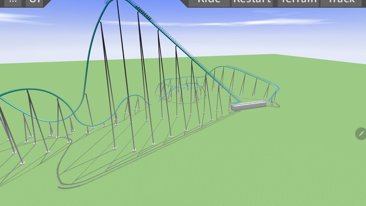 FURY 325 OUT FROM CEDAR POINT OUT OF MY OWN CREATION (POV) in ultimate ...