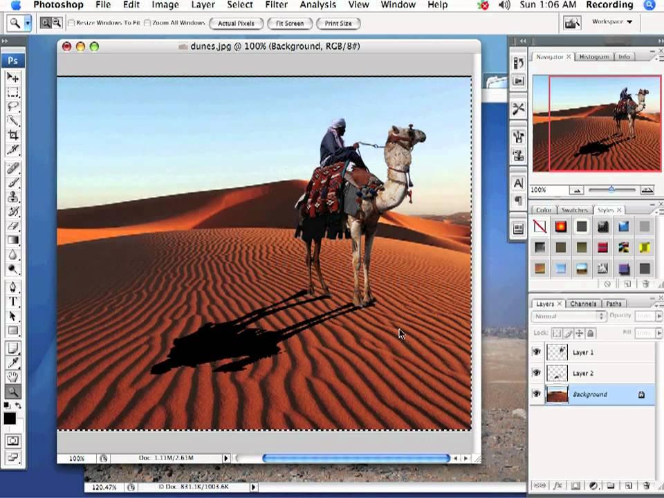 Using Photoshop to create fake shadows - YouTube