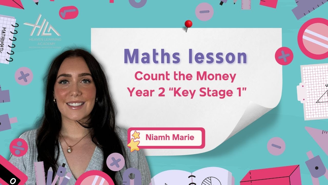 Year 2 Key Stage 1 Maths Lesson: Count the Money - YouTube