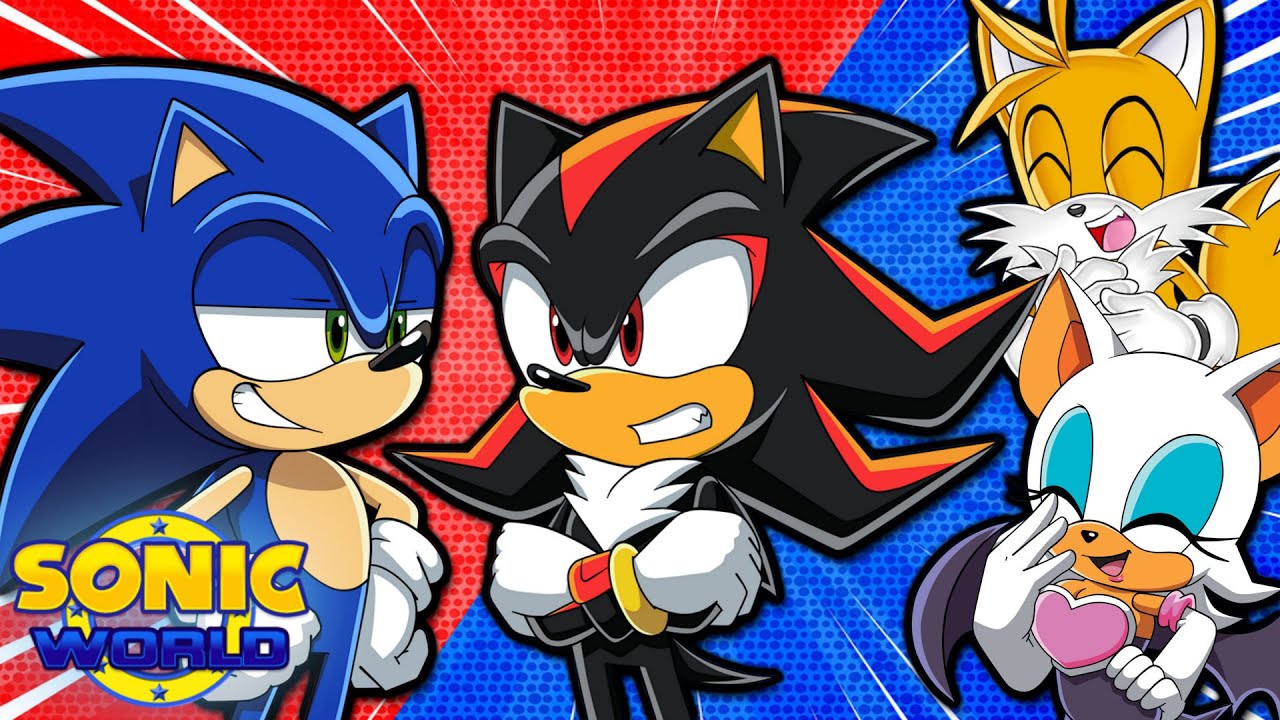 Sonic Annoys Shadow Sonic Shadow And Rouge Play Sonic World Acordes Chordify