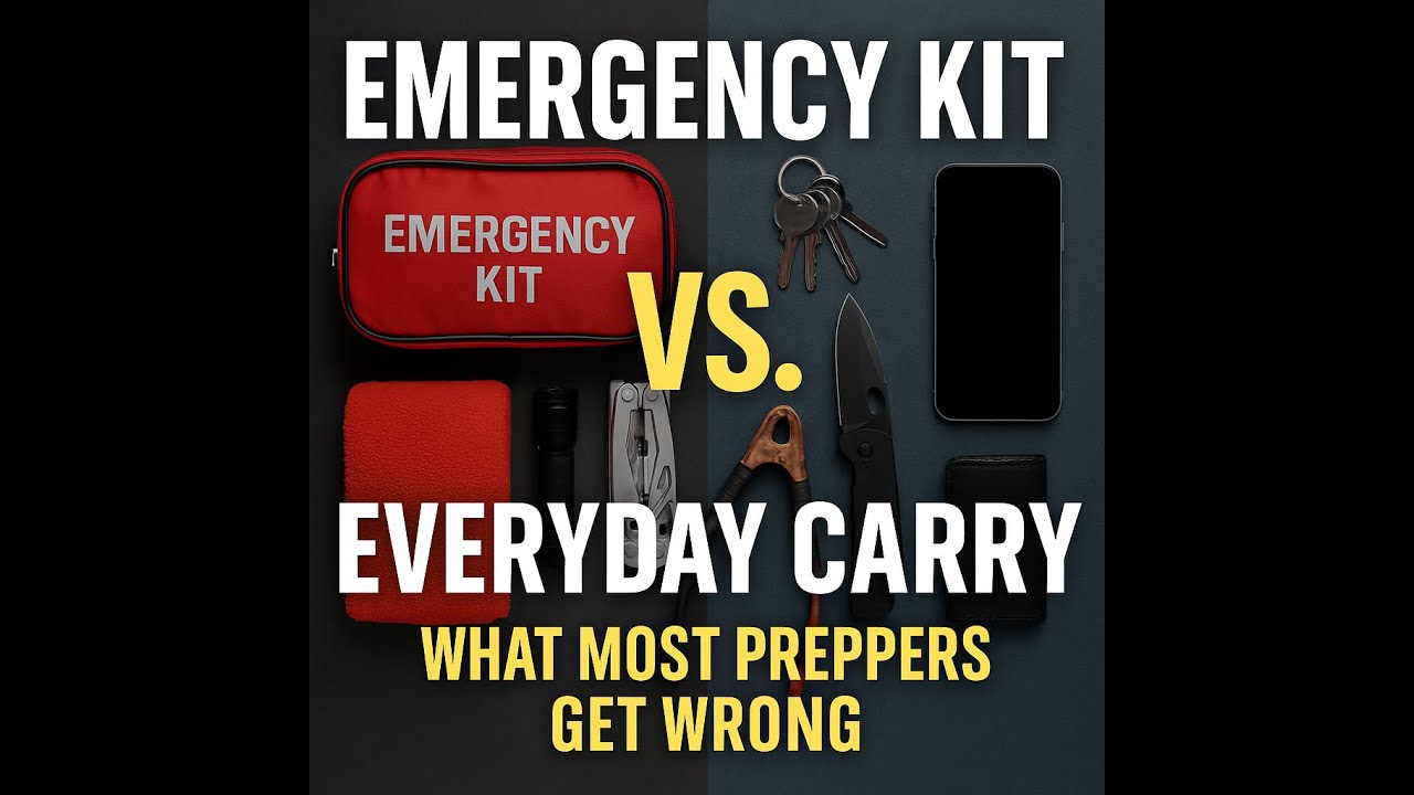 Emergency Kit vs. Everyday Carry - What most preppers get wrong. - YouTube