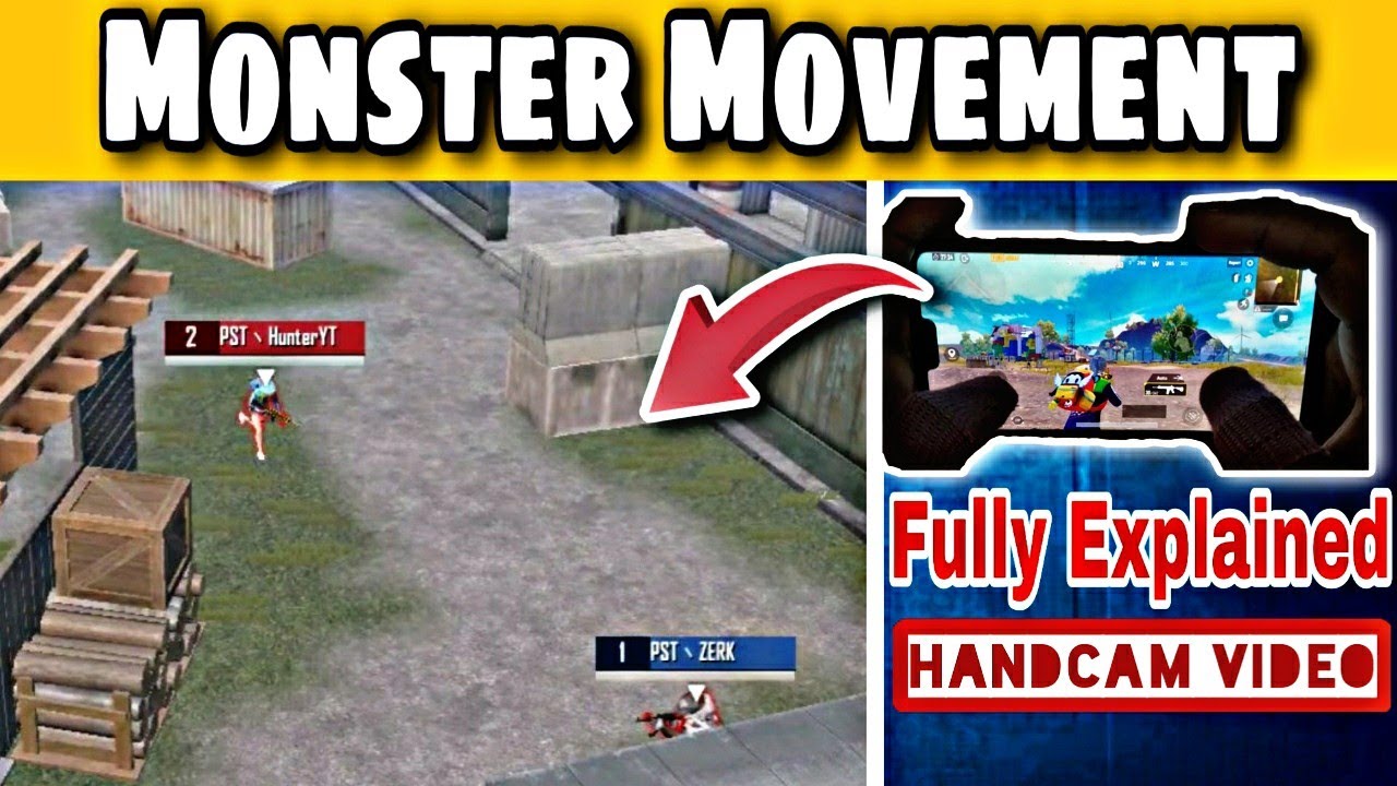 Monster Movement Pubg Mobile Explained . Handcam Video. Speed You Cant ...