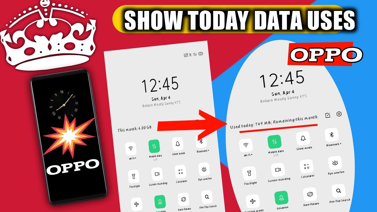 HOW TO CHECK DAILY DATA USED ON OPPO PHONE// HWO TO ENABLE DAILY DATA ...