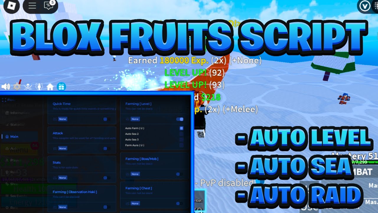 [OP NEW] Blox Fruits Script Pastebin - (ROBLOX) *Auto Level & More* Exploit - YouTube