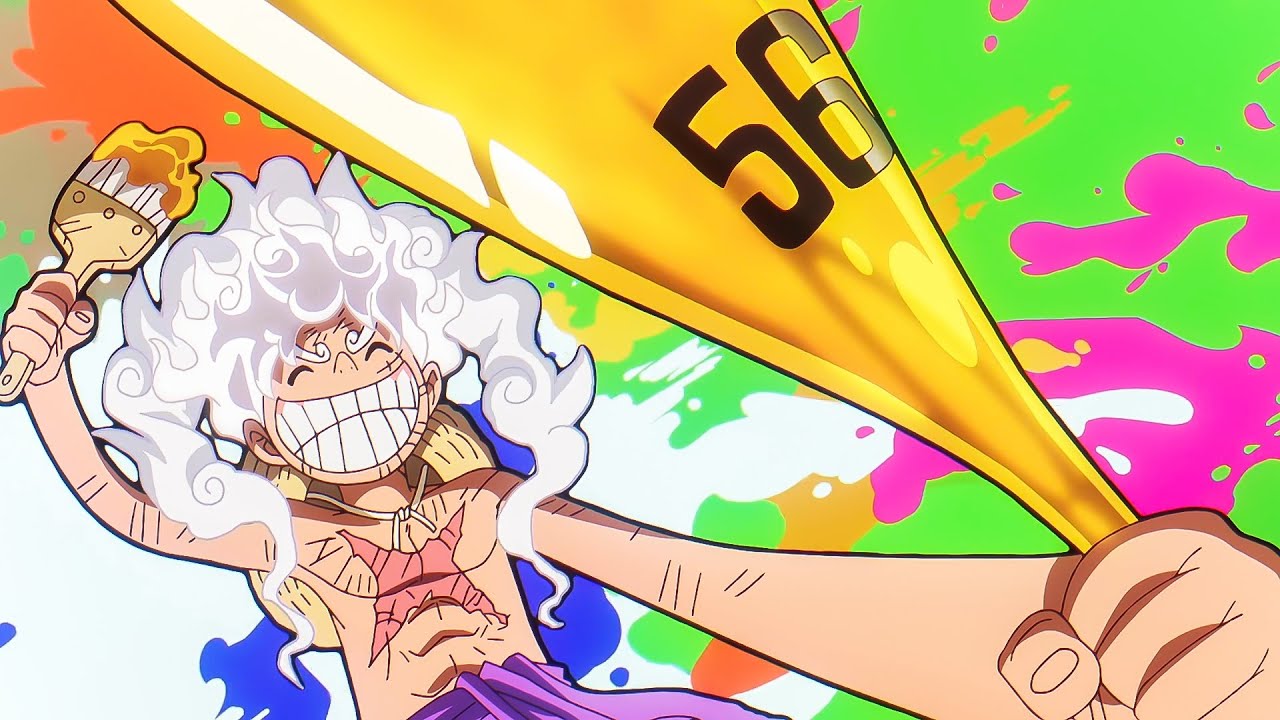 Gear 5 Luffy Playing Baseball With Gorosei Elders, Luffy attacks ...