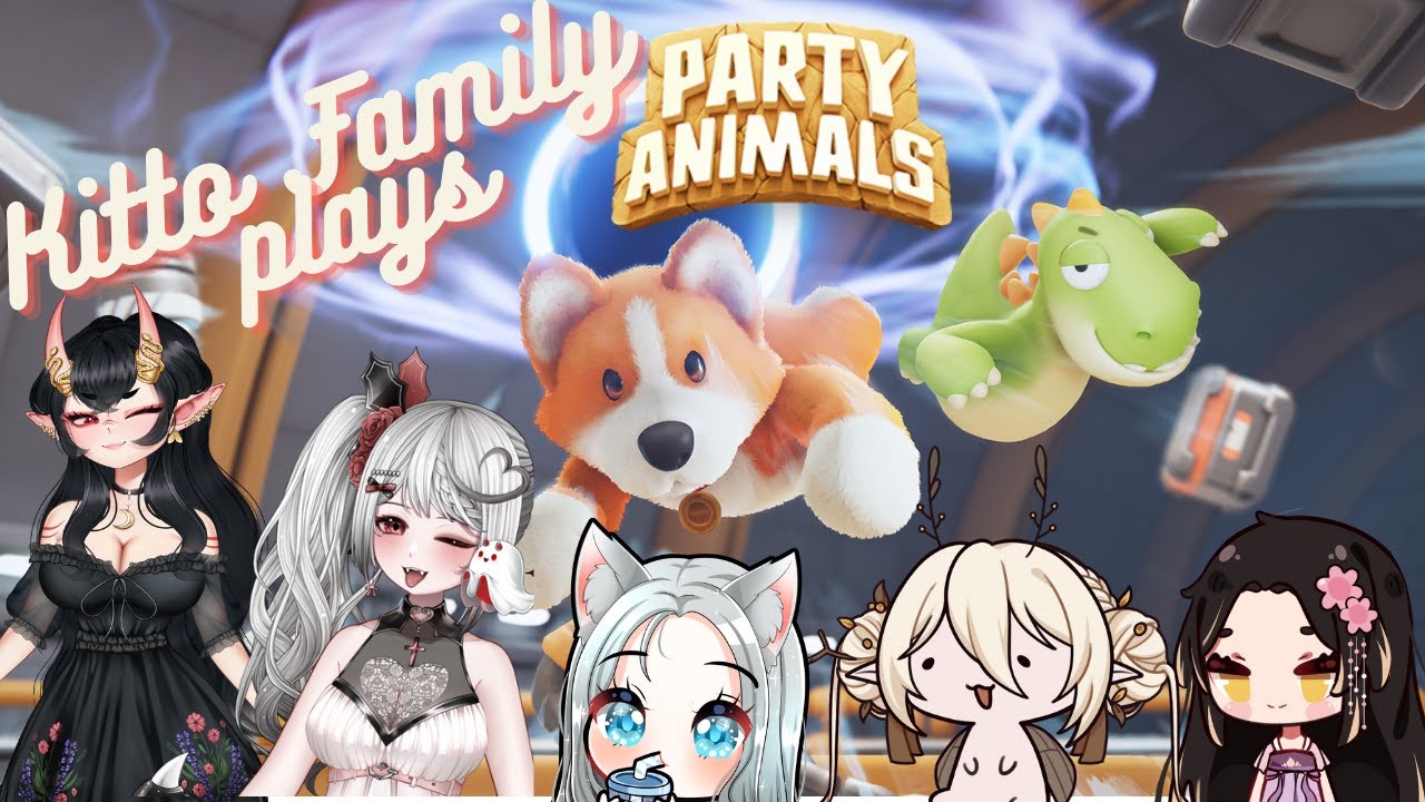 Come watch our mama drop kick us in Party Animals! - YouTube