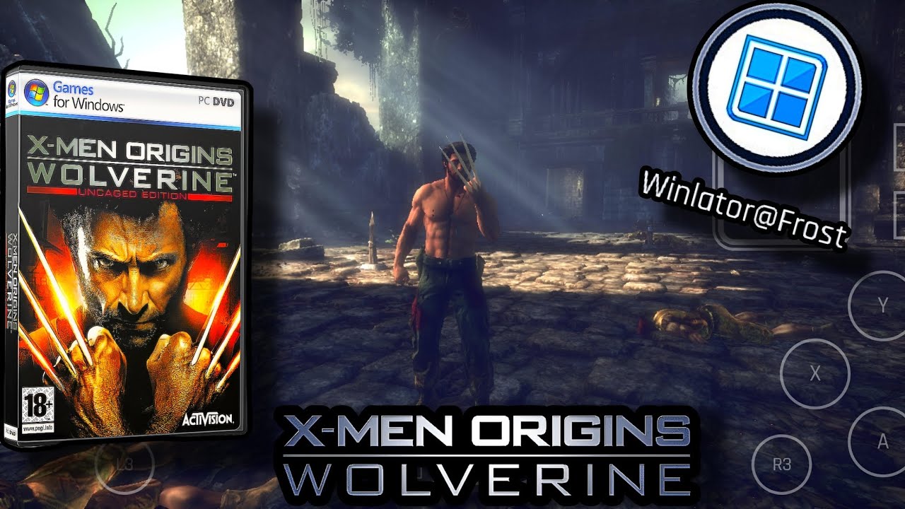 X-MEN ORIGINS WOLVERINE jogando no celular Android com WINLATOR ...