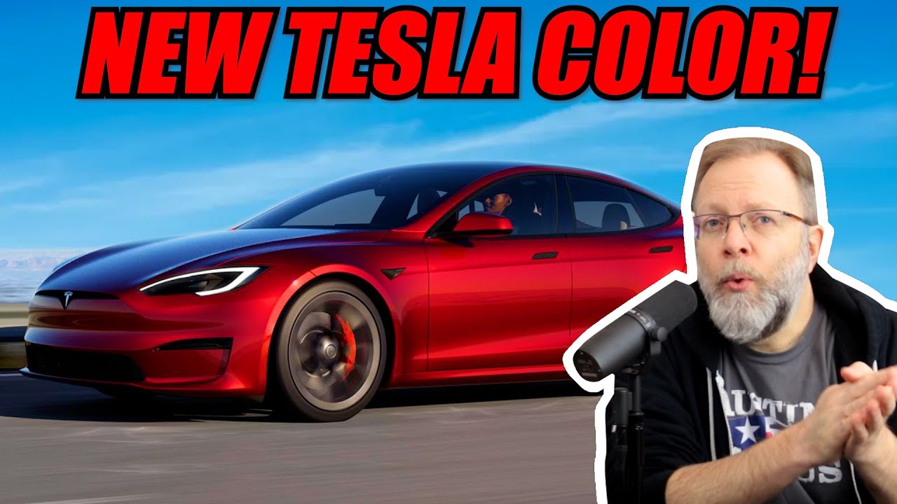 New Tesla Color! | Tesla Time News - YouTube