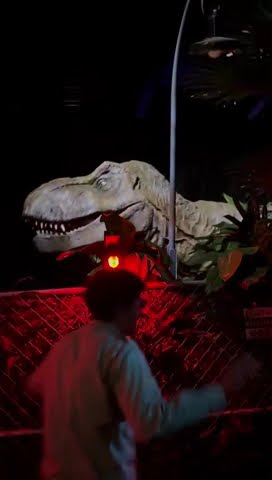Jurassic world exhibition Climax scene - Basel Switzerland # ...