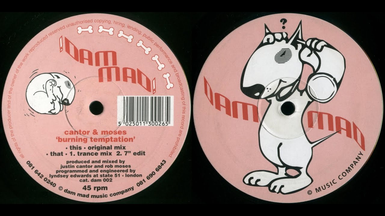 Cantor & Moses - Burning Temptation (Original Mix) 1992 - YouTube