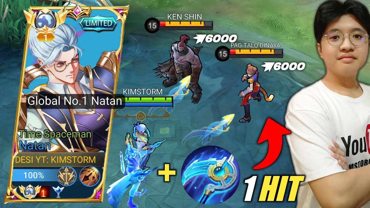 TOP GLOBAL NATAN BURST BUILD THAT PERFECT TO DO ONE-SHOT🔥 - YouTube