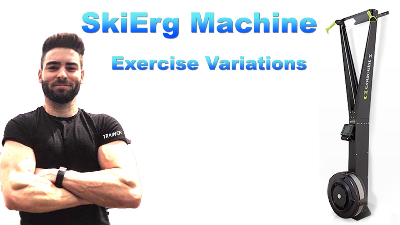 SkiErg Machine, Exercise Variations - YouTube