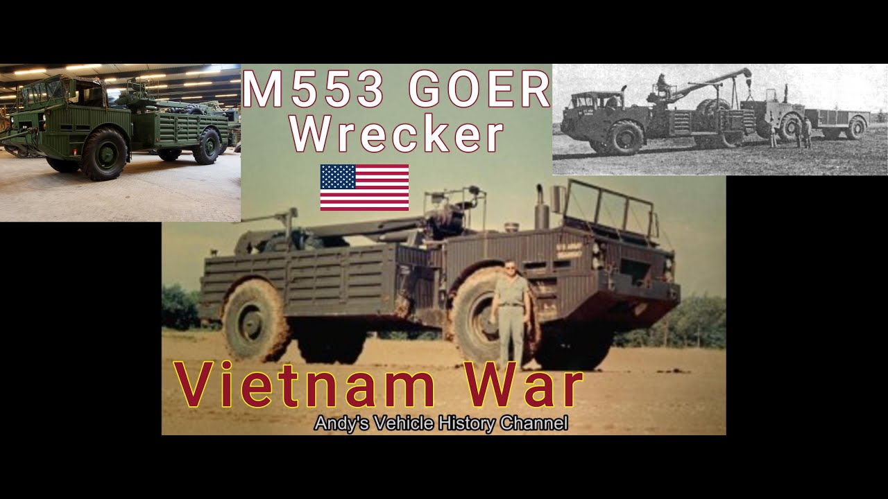 M553 Wrecker Caterpillar GOER 1972 - YouTube
