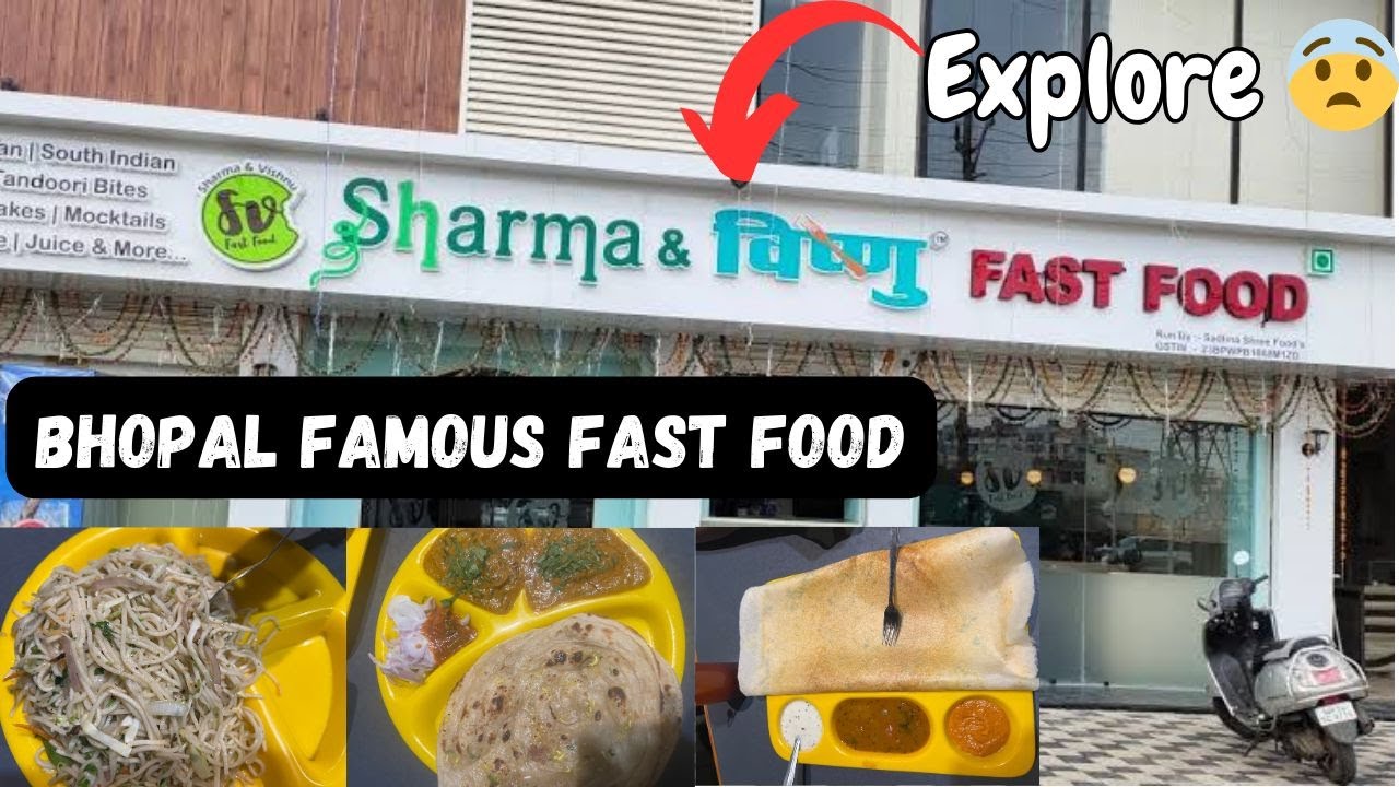 Famous Sharma & Vishnu Fast Food Bhopal 🤩 - YouTube