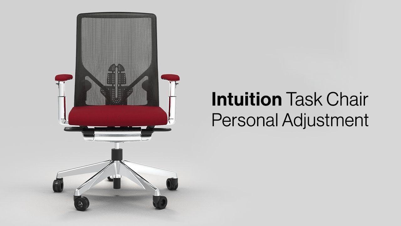 Intuition Advanced Task Chair Personal Adjustment Guide | SFI Office ...