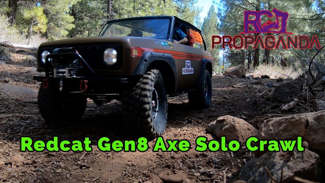 Redcat Gen8 Axe Edition Solo Crawl| The New Paint Job Debuts - YouTube
