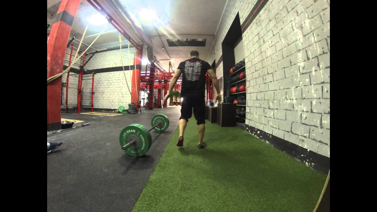 Robert Dallakian 4º WOD clasificatorio FitForAll Throwdown. 121 reps (51reps con 120K) - YouTube