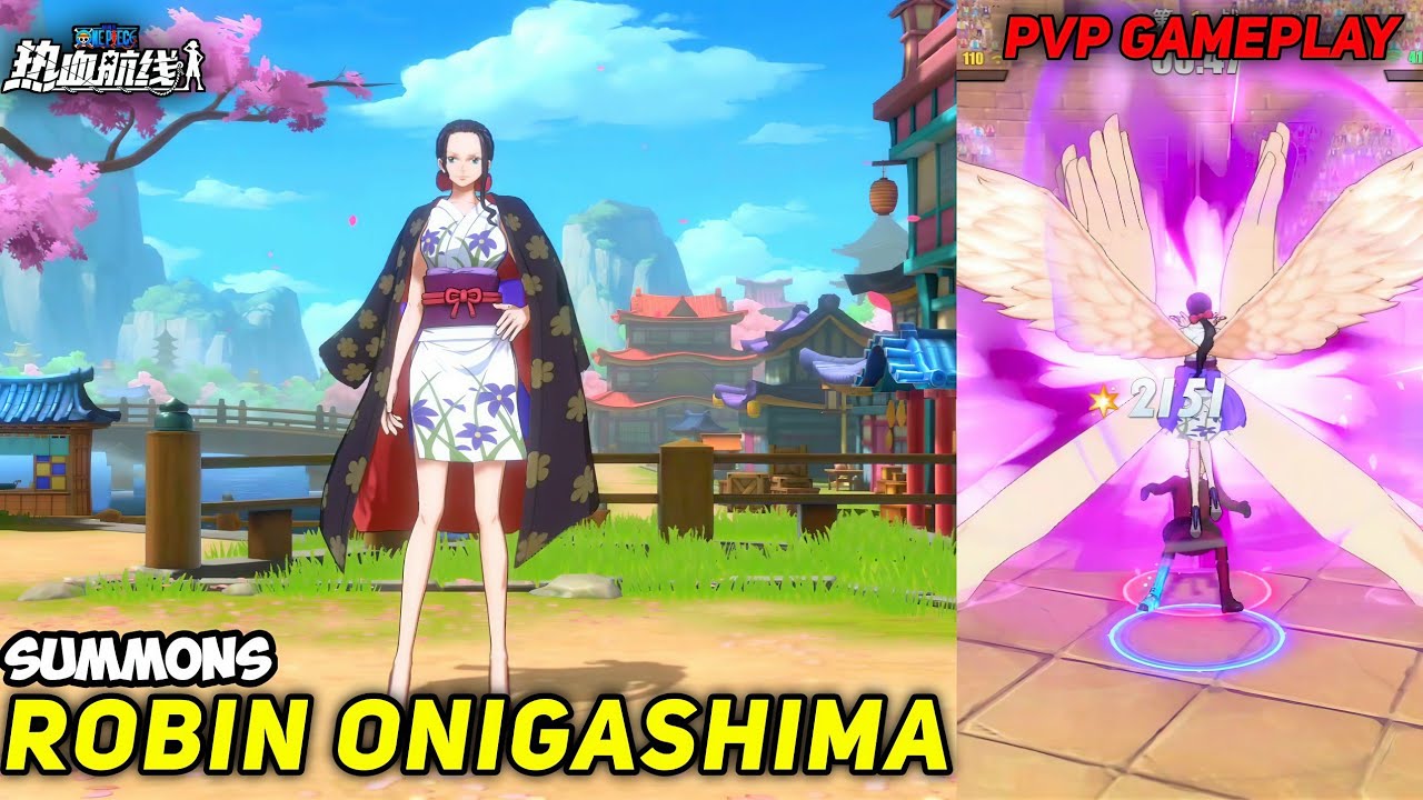 SUMMONS ROBIN ONIGASHIMA & PVP GAMEPLAY | One Piece Fighting Path OPFP ...