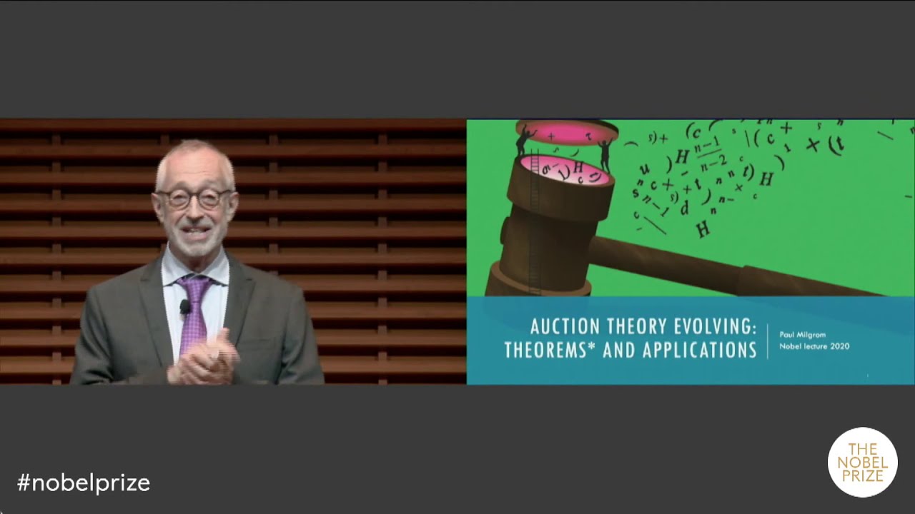 2020 Prize Lectures in Economic Sciences - YouTube