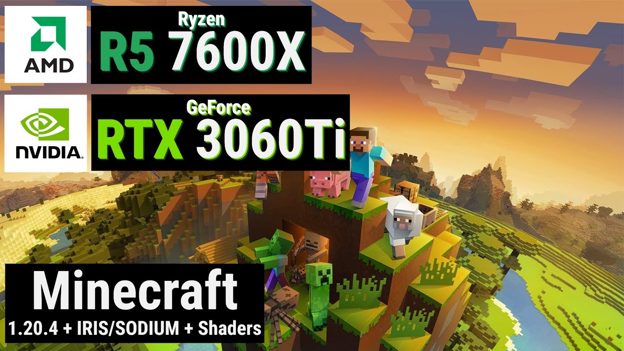 Ryzen 5 7600X + RTX 3060 Ti vs MINECRAFT - YouTube