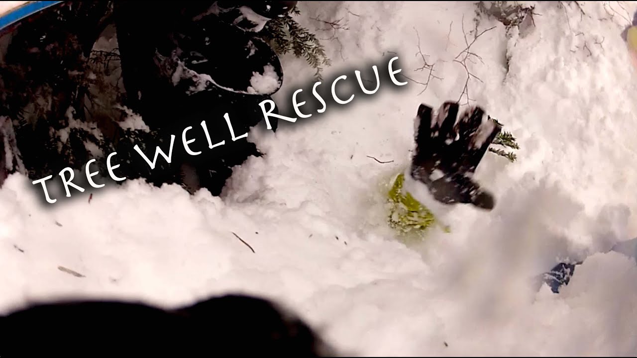 TREE WELL RESCUE AT ALPENTAL WA. - YouTube