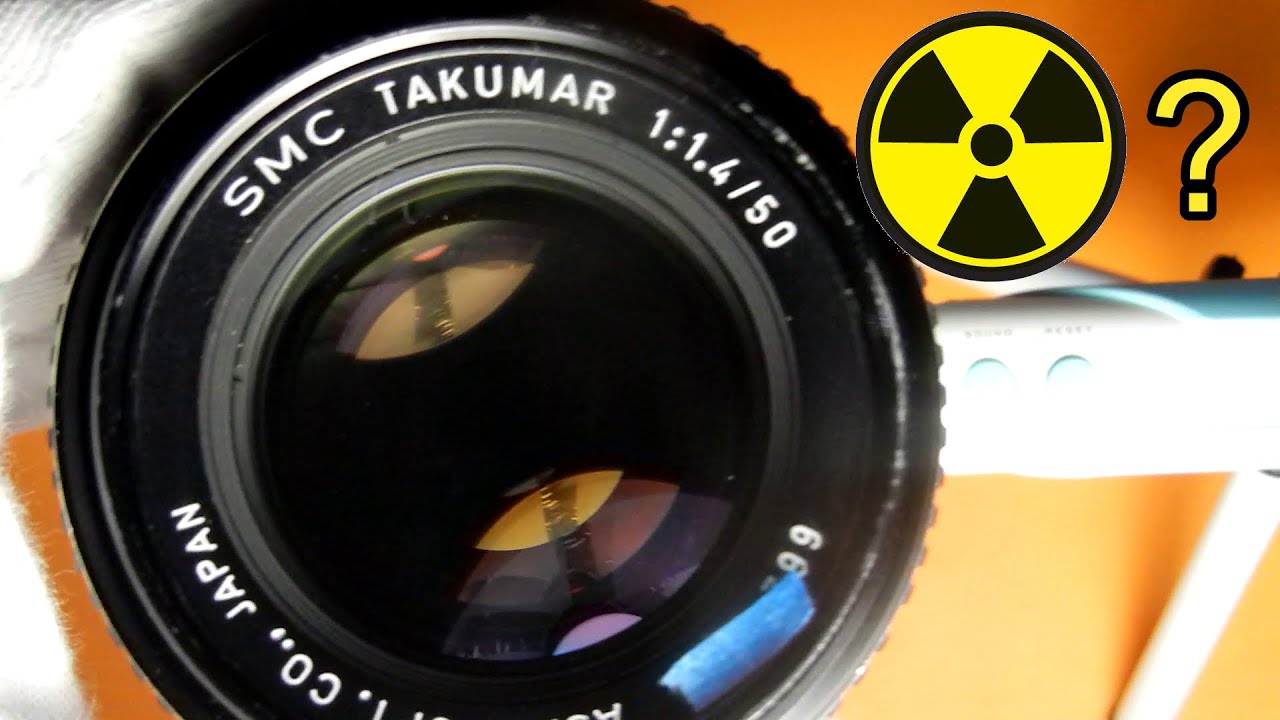 Testing lenses for Gamma radiation : Asahi SMC Takumar 50mm F1.4 lens ...