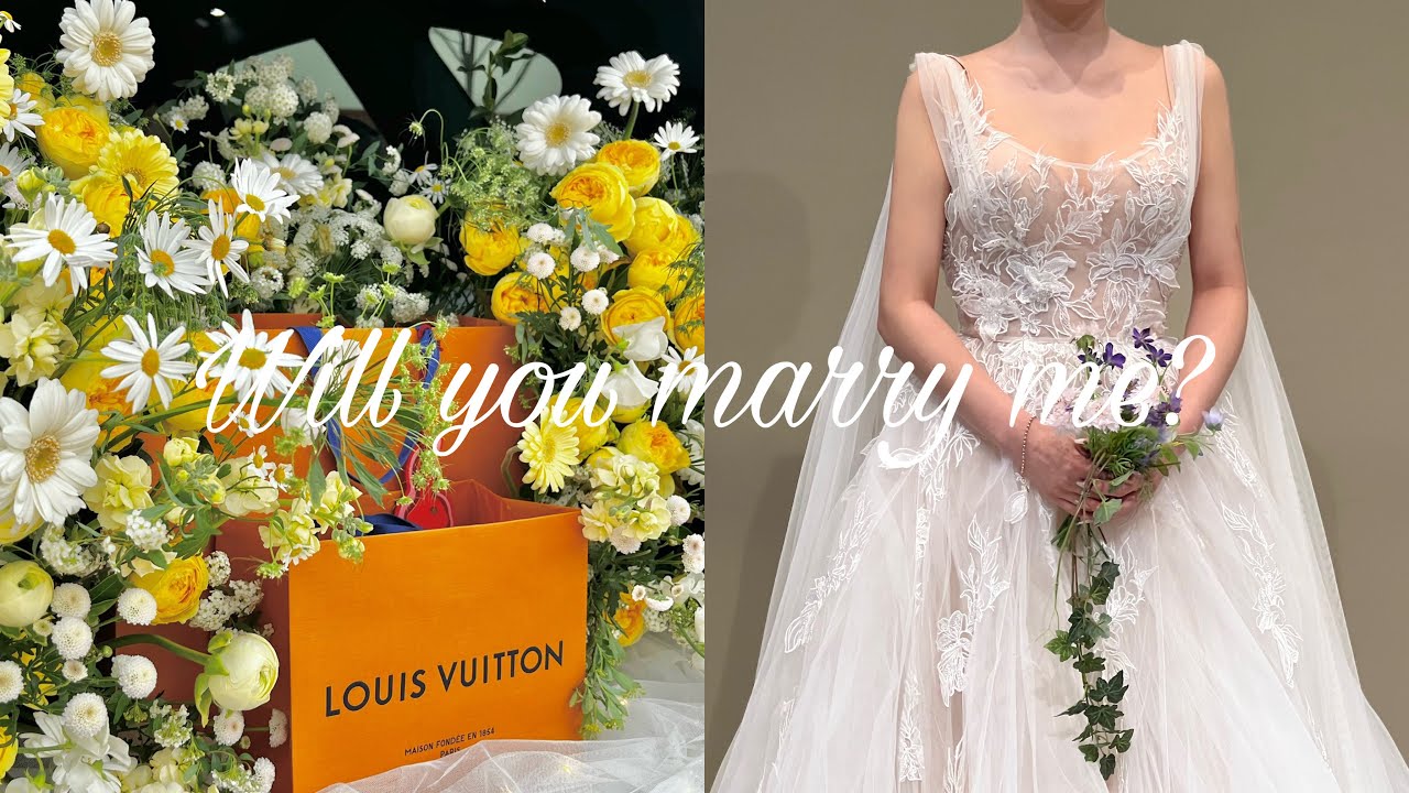 결혼준비 브이로그 🤵🏻♂️👰🏻♀️ 여자가 먼저 하는 프로포즈 💍 웨딩드레스 투어 시그니처엘리자베스 켈리손윤희