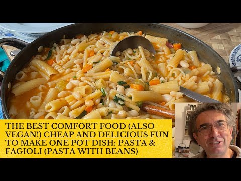 PASTA FAGIOLI - PASTA WITH BEANS - NEAPOLITAN COMFORT FOOD PASTA E FASULI |TASTED BY A FOOD REVIEWER