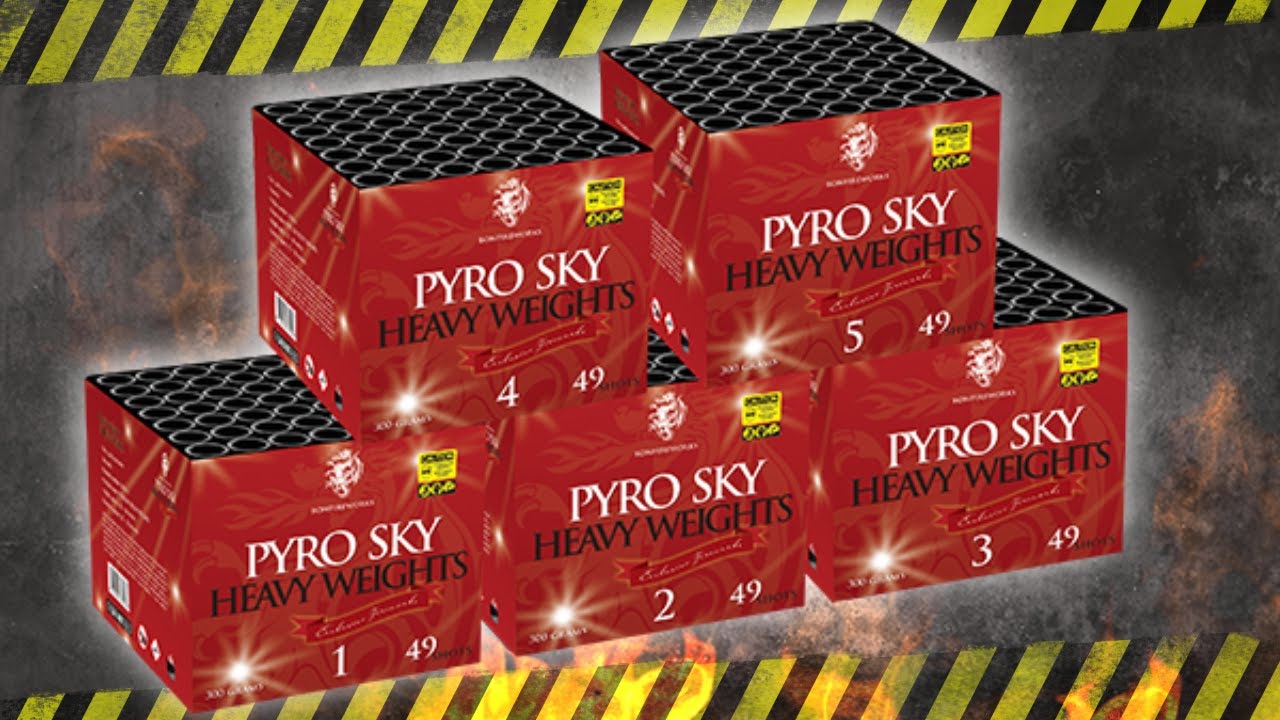 Pyro Sky Heavy Weights - Bonfireworks Vuurwerk - 6290 - YouTube