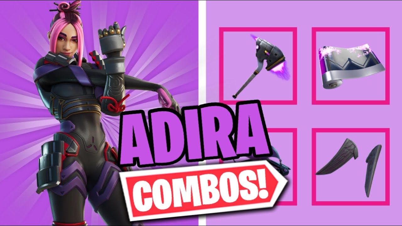 ADIRA COMBOS | FORTNITE SKIN REVIEW - YouTube