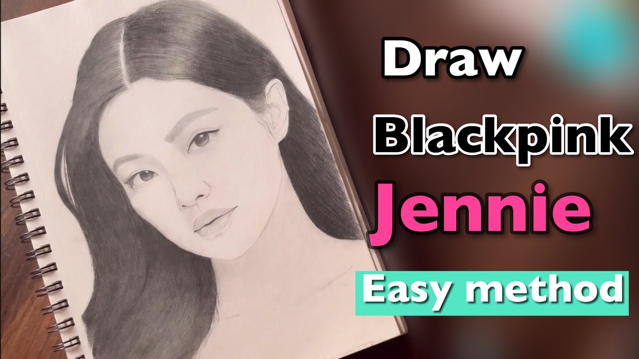 how to draw blackpink jennie step by step | special shading video for ...