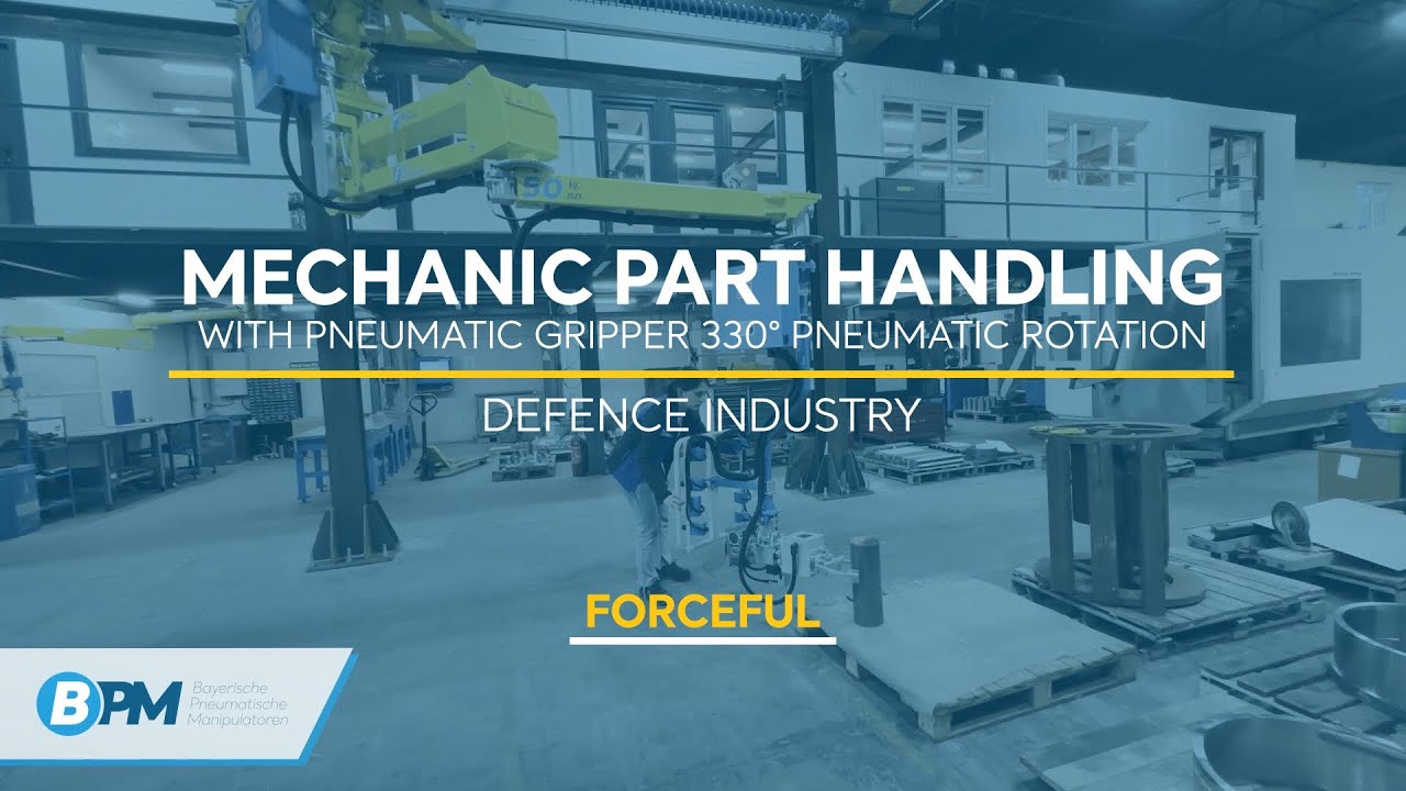 BPM Industrial Manipulators - Mechanic Part Handling with pneumatic ...