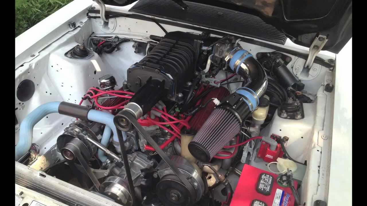 GT 500 supercharged fox mustang - YouTube