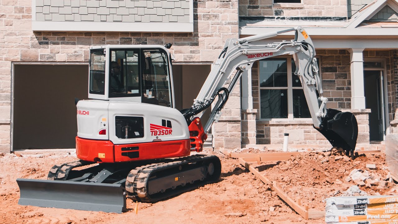 Takeuchi TB350R Walk-around - YouTube