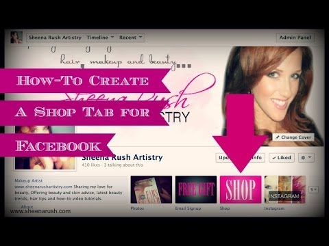 How-To Create a Custom Shop Tab on Facebook - YouTube