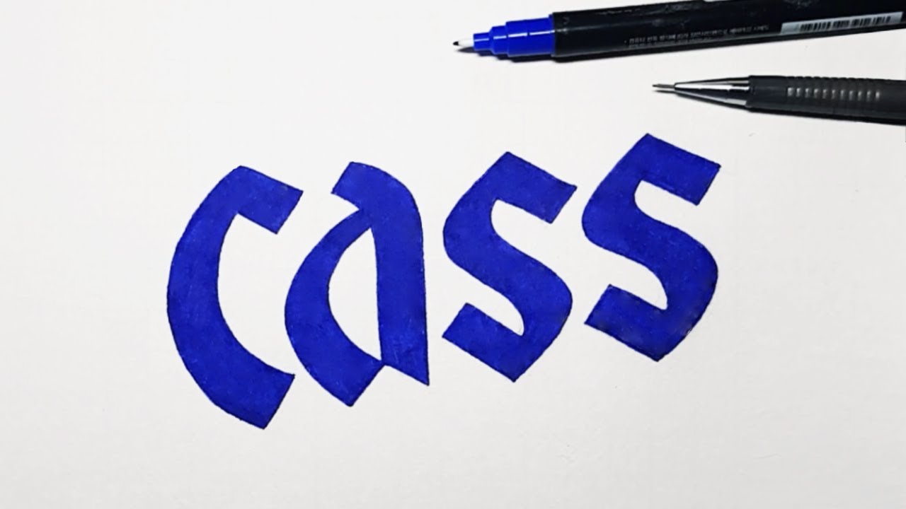 ASMR : 손그림그리기_ 카스 로고 Cass logo drawing - YouTube