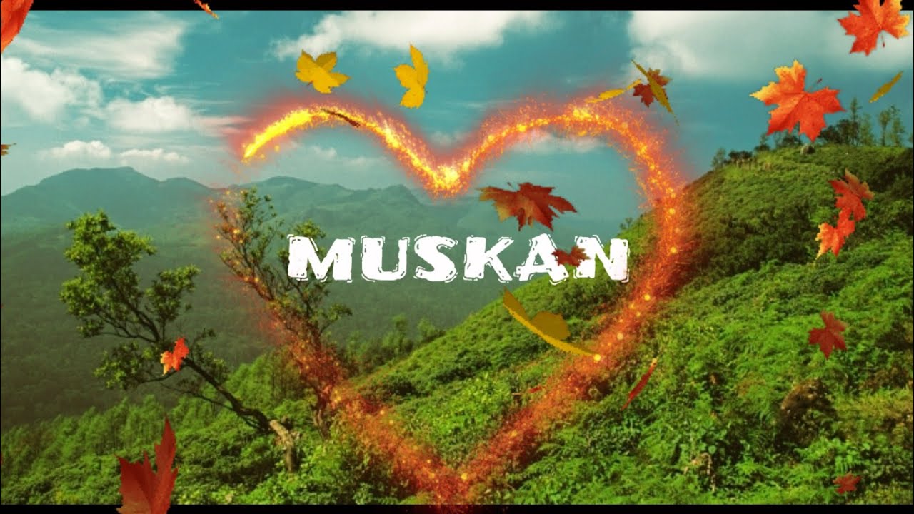 Status name of muskan Sk name status 2m - YouTube