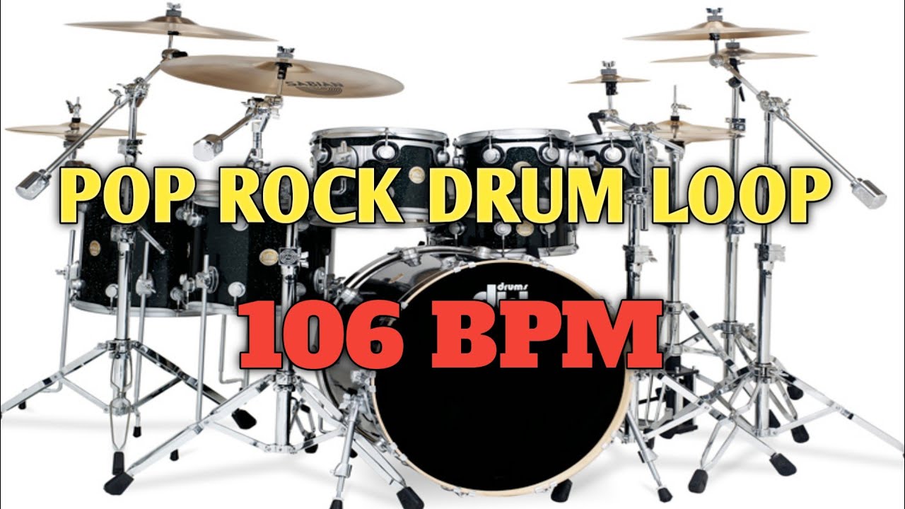 POP ROCK DRUM LOOP | 106 BPM - YouTube