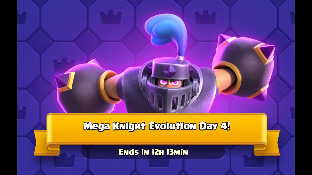 Megaknight Evolution Day 4 - Clash Royale - YouTube