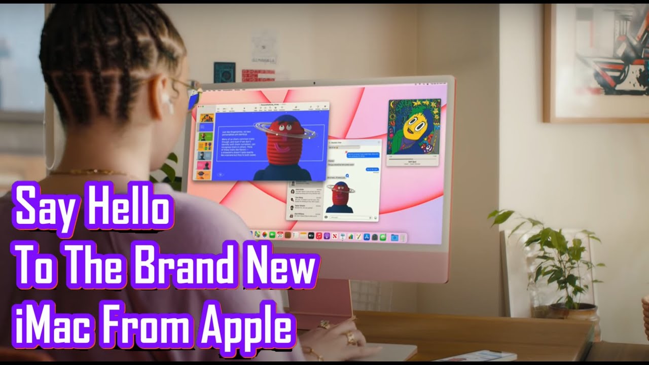 Say Hello To The Brand New iMac From Apple - YouTube