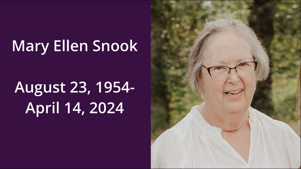 A Celebration of the Life of Mary Snook, Albany Mennonite Church, July ...