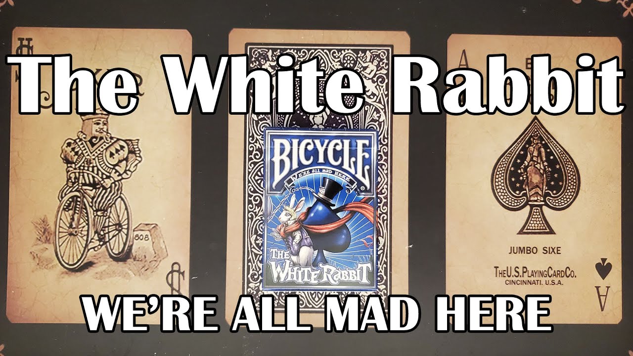 This White Rabbit Playing Card Deck is SO FREAKING COOL! - YouTube