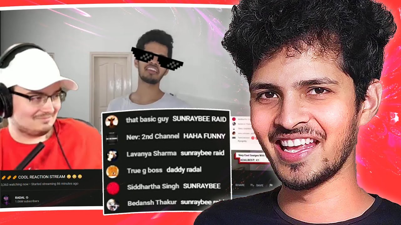 @RADALGANG REACTED TO MY VIDEO. - YouTube