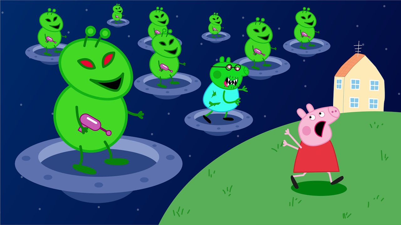 Peppa Zombie Apocalypse, Alien Invasion, Save Peppa Pig | Peppa Pig ...