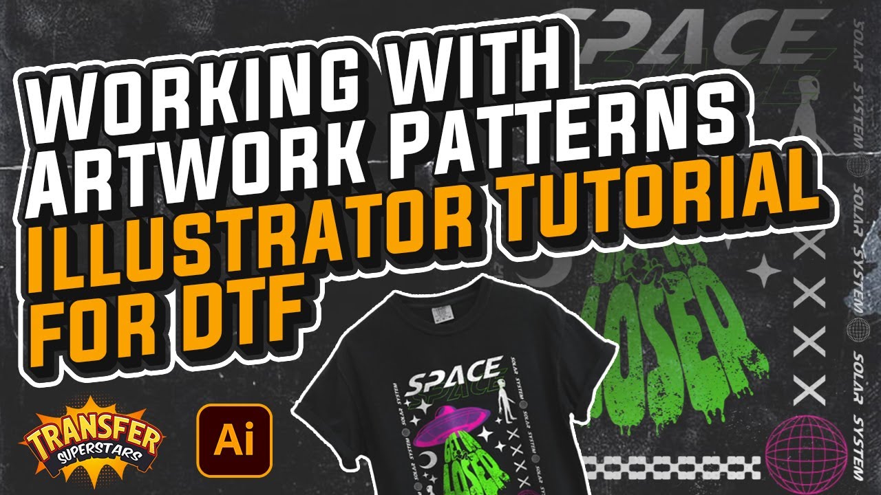 Mastering Repeat Patterns for DTF: Adobe Illustrator Tutorial - YouTube