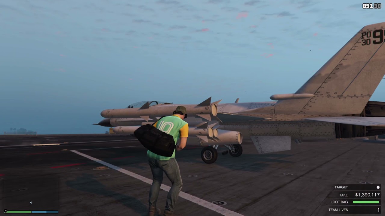 Aircraft carrier in Cayo Perico finale - YouTube