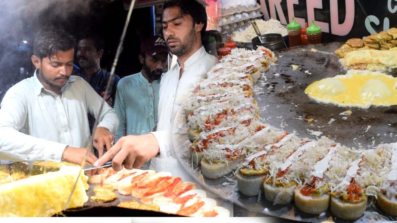 Anda Shami Burger Recipe By Good Luck Rao | Special Egg Shami Burger ...