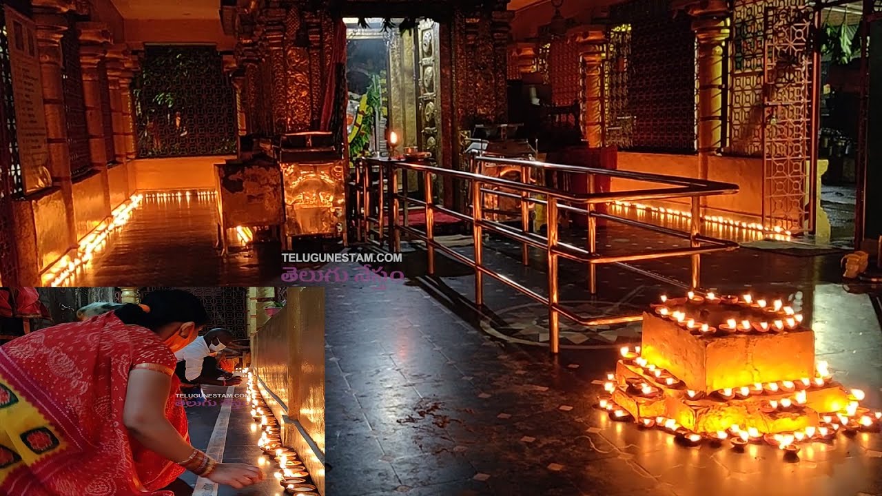 Tirumala Japali Temple Glowing With Diyas on Pournami Day - YouTube