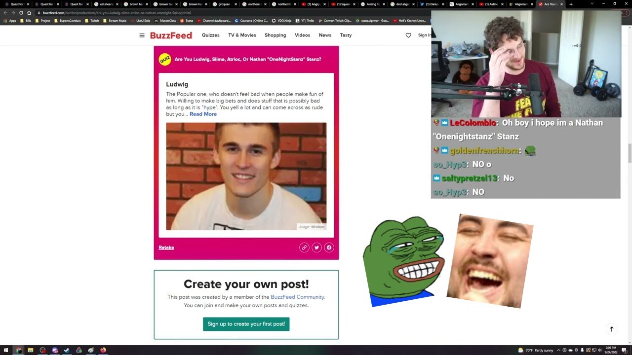 Stanz finds out what streamer he's most like.. - YouTube