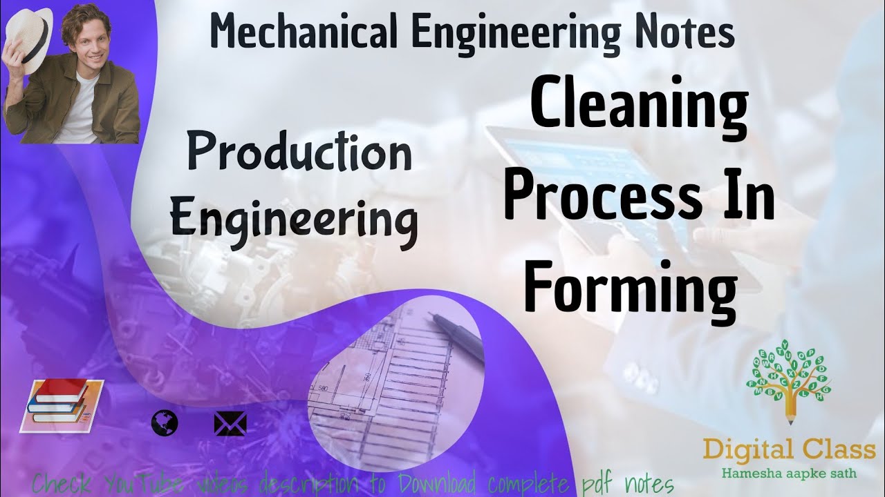 Cleaning Process In Forming By Digital Class. PE70 - YouTube